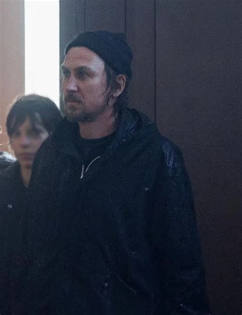 Lars Eidinger The Light Black Hooded Jacket William Jacket