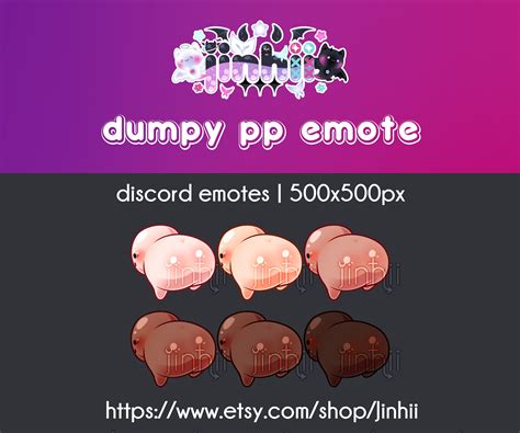 Dumpy Pp Emote Animated Bonus Valentines Dumpy Pp Emote Etsy