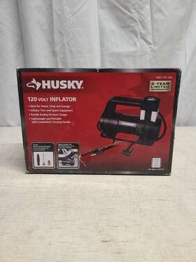 Husky Rcp B30b Volt Inflator Electric Inflation Analog Gauge