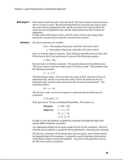 Solved Chapter 3 ﻿linear Programming A Geometrical
