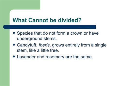 Propagation By Division Ppt Gardening Home And Garden