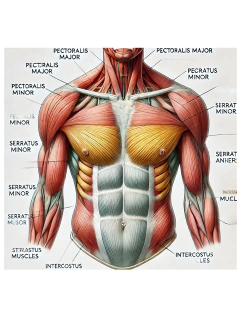 Muscles Of The Chest Etsy Canada