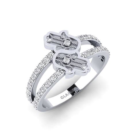 Glamira Ring Cornix In 0016 Carat Round Cut 14ct White Gold Diamond Free Shipping Glamirasg