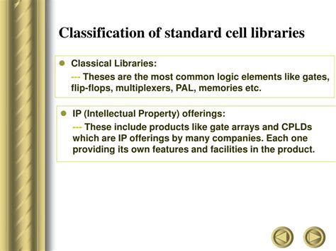 Ppt Standard Cell Libraries Powerpoint Presentation Free Download