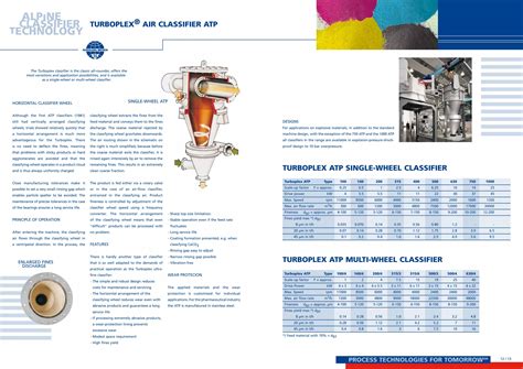 Alpine Classifier Technology En Pdf