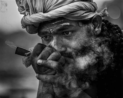 Chillam Filled Afternoons A Common Sight On The Ghats Of Benares Is