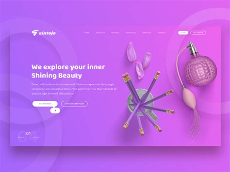 Beauty Header Design Concept By Marketerclaw On Dribbble