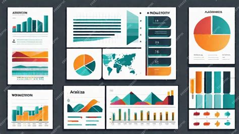 Premium Ai Image Data Infographics With Analytical Charts