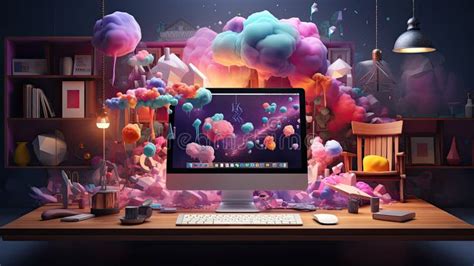 Creative Visual Of Software And App For Gadget Applications User Experience Design Concept