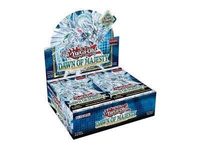 Yu Gi Oh Dawn Of Majesty 1st Edition Booster Box Ebay