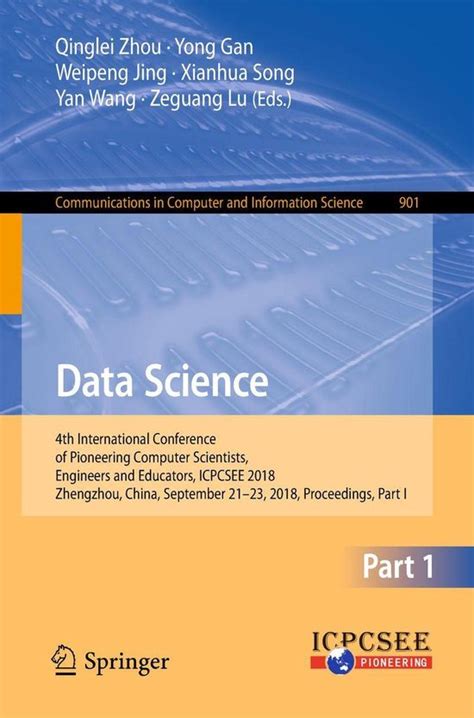 Communications In Computer And Information Science 901 Data Science Ebook