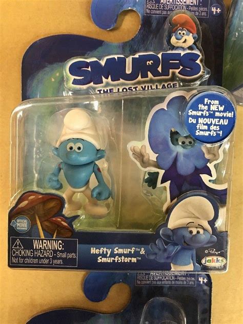 Smurfs The Lost Village Complete Set All 4 2 Pack Figure Sets 2017
