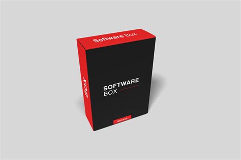 Free Realistic Software Box Mockup Free Mockup