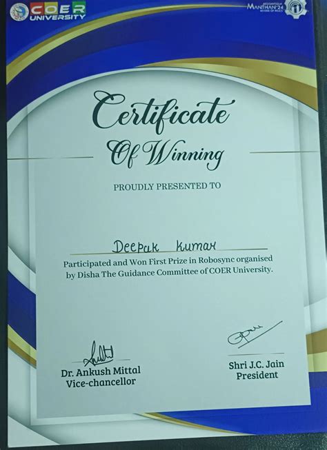 Deepak Kumar Patel On Linkedin Robotics Innovation Coeruniversity