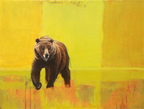 Watercolor Grizzly Bear Keith C Smith Grizzly Bear By Historical Art