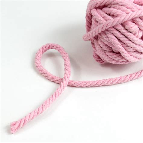 5mm Macramé Cord Recycled Cotton 100 Metre Roll Woolly Mahoosive