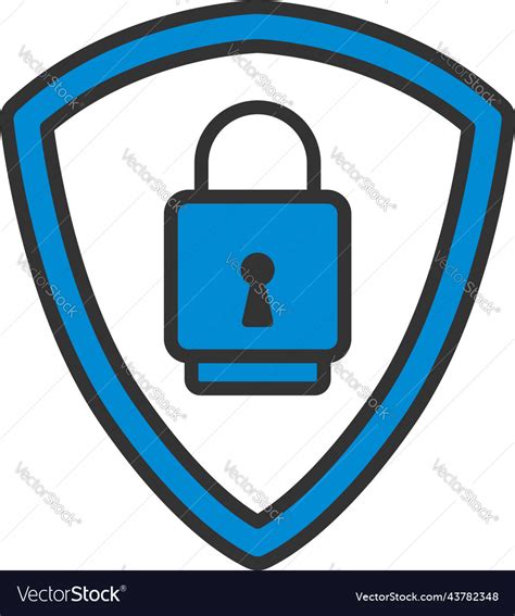 Data Security Icon Royalty Free Vector Image Vectorstock