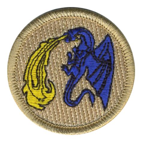 Fire Breathing Dragon Scout Patrol Patch