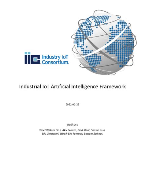 Pdf Industrial Iot Artificial Intelligence Framework