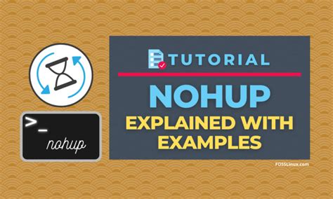 Comando Nohup Linux Con Ejemplos Aprender Linux