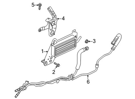Ml3z 7869 C Ml3z7869c Genuine Ford Oil Cooler Assembly