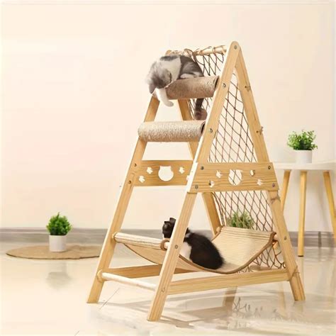 Archie And Oscar™ Zora Cat Scratching Post With Cat Hammock Bed And Reviews