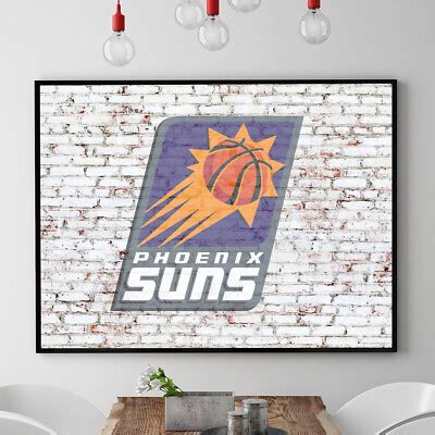 Phoenix Suns Basketball Wall Art Print Nba T Man Cave Poster Canvas