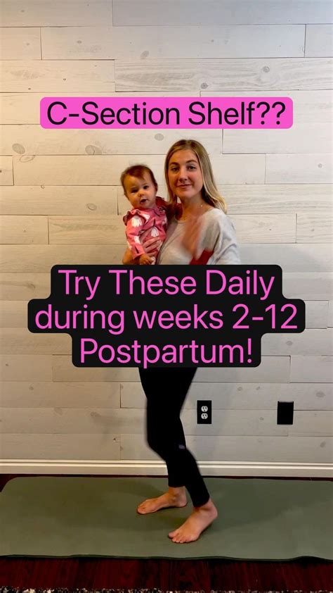 C Section Safe Core Healing Flat Tummy Exercises Post Pregnancy