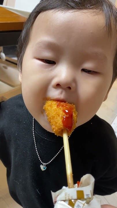 아빠 핫도그 뺏어먹기 Youtube