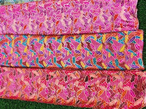 Bandhani Style Print In Chinon At ₹ 180meter चीनॉन फैब्रिक In Surat