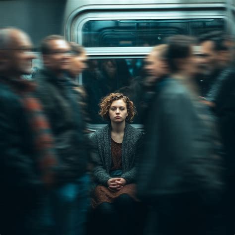 Realism Woman In Subway Ai Prompt Style2image