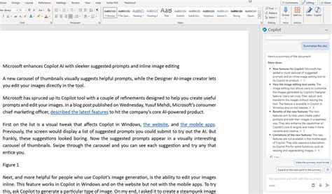 How To Use Copilot Pro To Write Edit And Analyze Your Word Documents