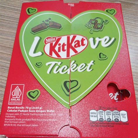 Jual Kit Kat Love Ticket 70gr Shopee Indonesia