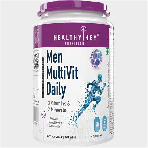 Buy Multivitamin For Men Supports Genreal Health And Immunity Multi Vit