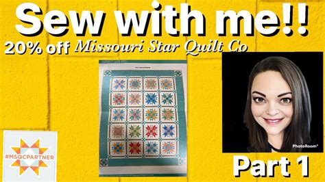 Sew With Me Shoofly Star Quilt By Lori Holt 20 Off Msqc Part 1 Youtube