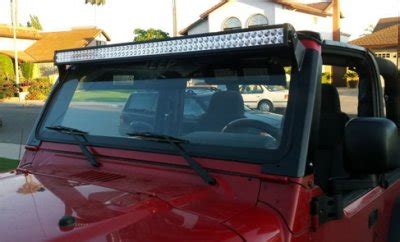 Jeep Wrangler Tj 1997 2006 Led Light Bar With Mounting Brackets