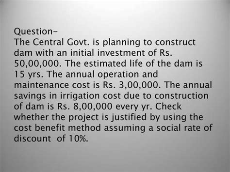 Public Projects Evaluation Cba Analysis Pptx Stocks And Bonds