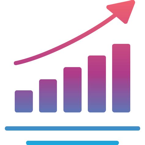 Growth Chart Generic Flat Gradient Icon
