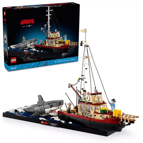 Lego Ideas Jaws Shark 21350 Toy And Diorama Building Set