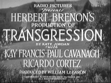 Picture Of Transgression
