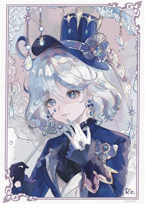 Furina Genshin Impact Drawn By Rie Sabilsd Danbooru