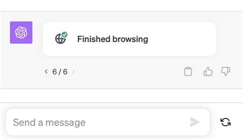 stuck on ‘finished browsing r chatgpt