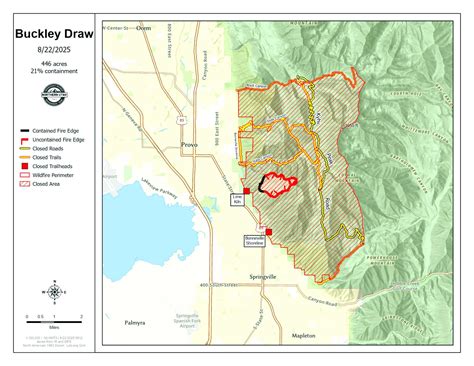 Provo Buckley Draw Fire August 22 2025 The Buckley Draw Fire Remains