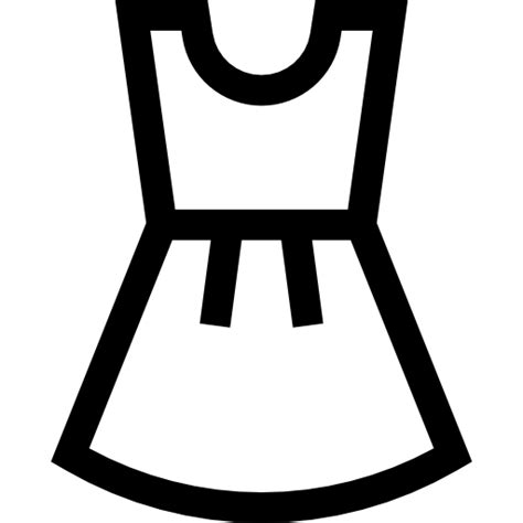 Dress Basic Straight Lineal Icon