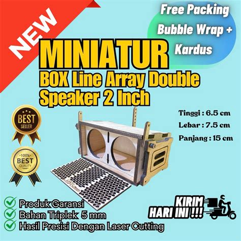 Box Sound Line Array Double Speaker 2 Inch 5mm Shopee Philippines