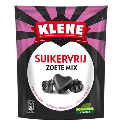 Klene Sugar Free Sweet Liquorice Mix 175g Bag Lolliesnstuff