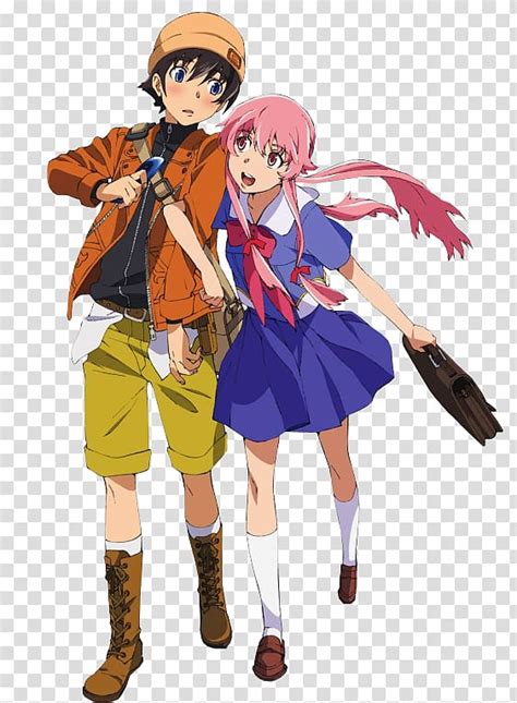 Mirai Nikki Yukiteru And Yuno