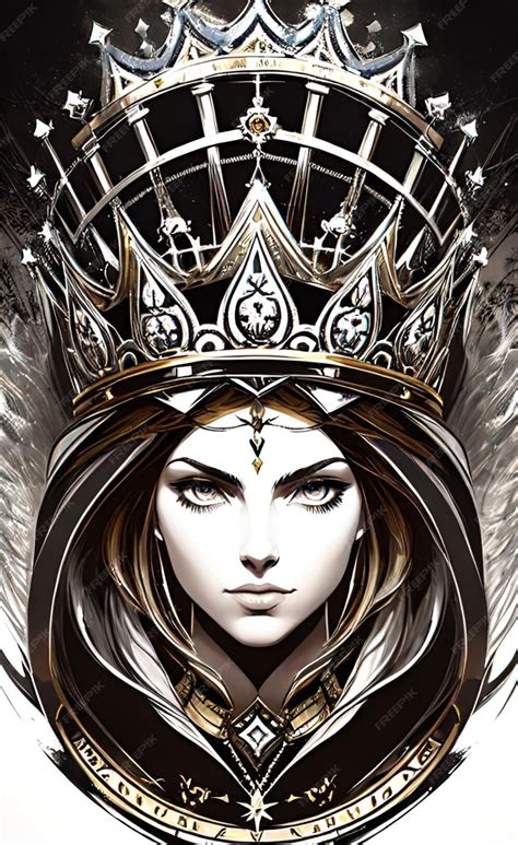 Premium Photo Vector Crown Fantasy