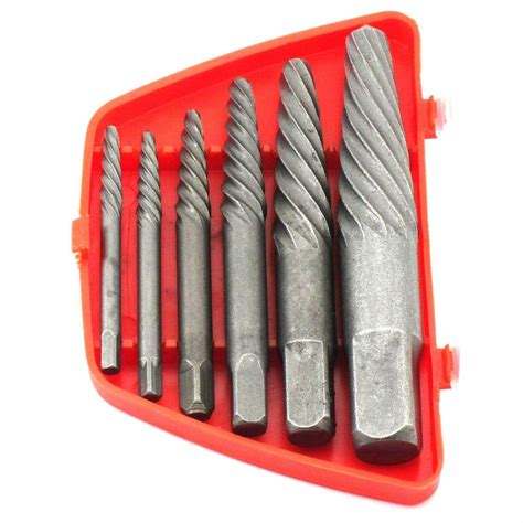 Elitexion Screw Extractor Remover Set 6 Pieces Shop Hardware Tools