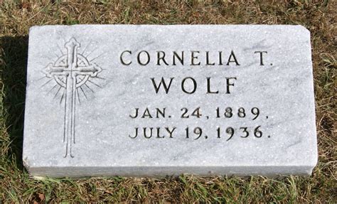 Cornelia Teresa Kessler Wolf 1889 1936 Find A Grave Memorial